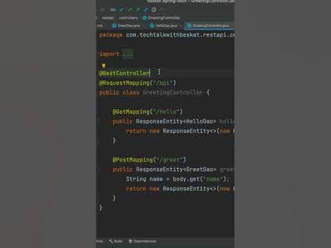 #restcontroller #java #springboot - YouTube