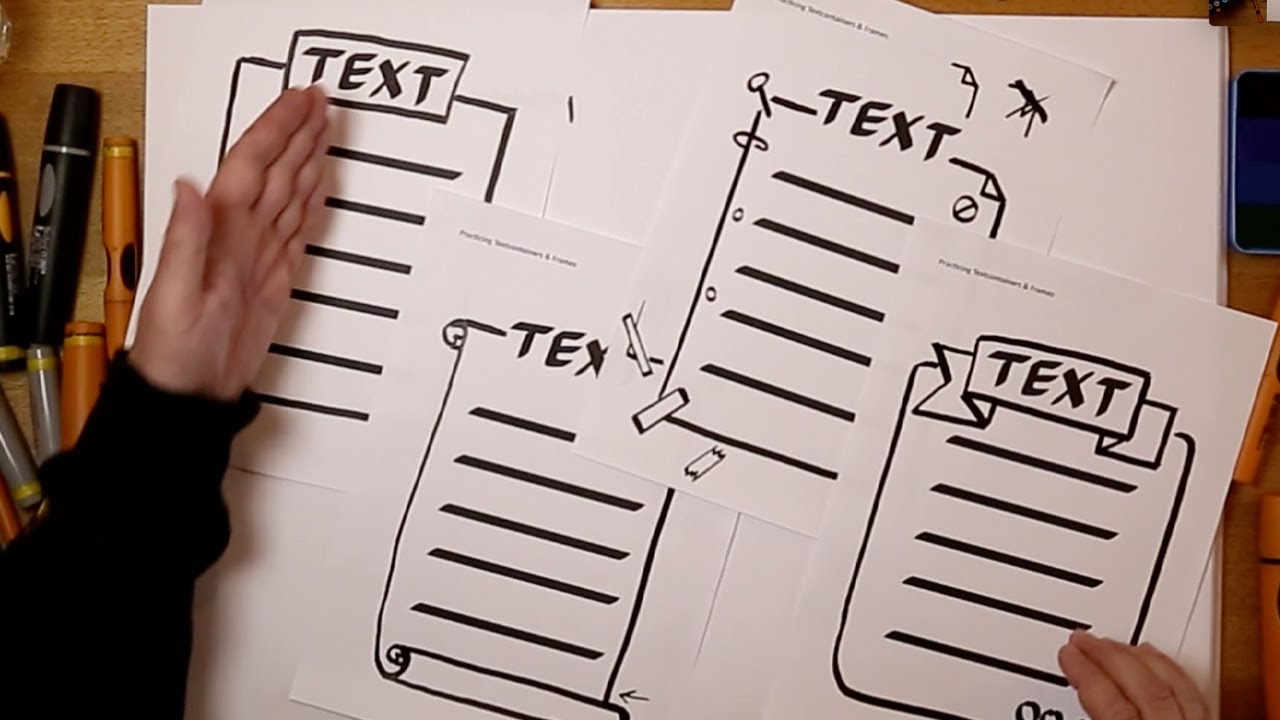 Graphic Recording Tutorial 1: Drawing simple containers - YouTube