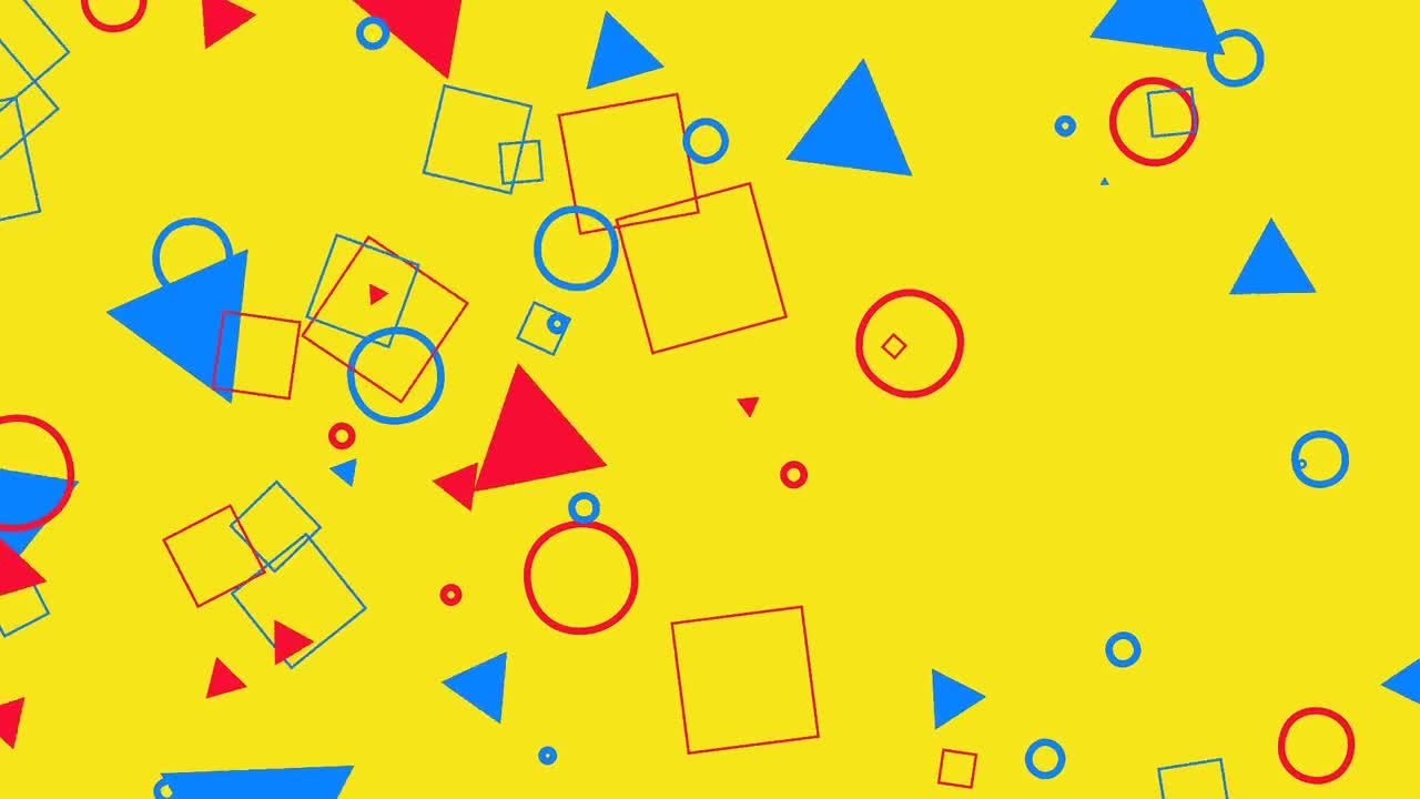 Kid's Geometric Animation Stock Motion Graphics - YouTube