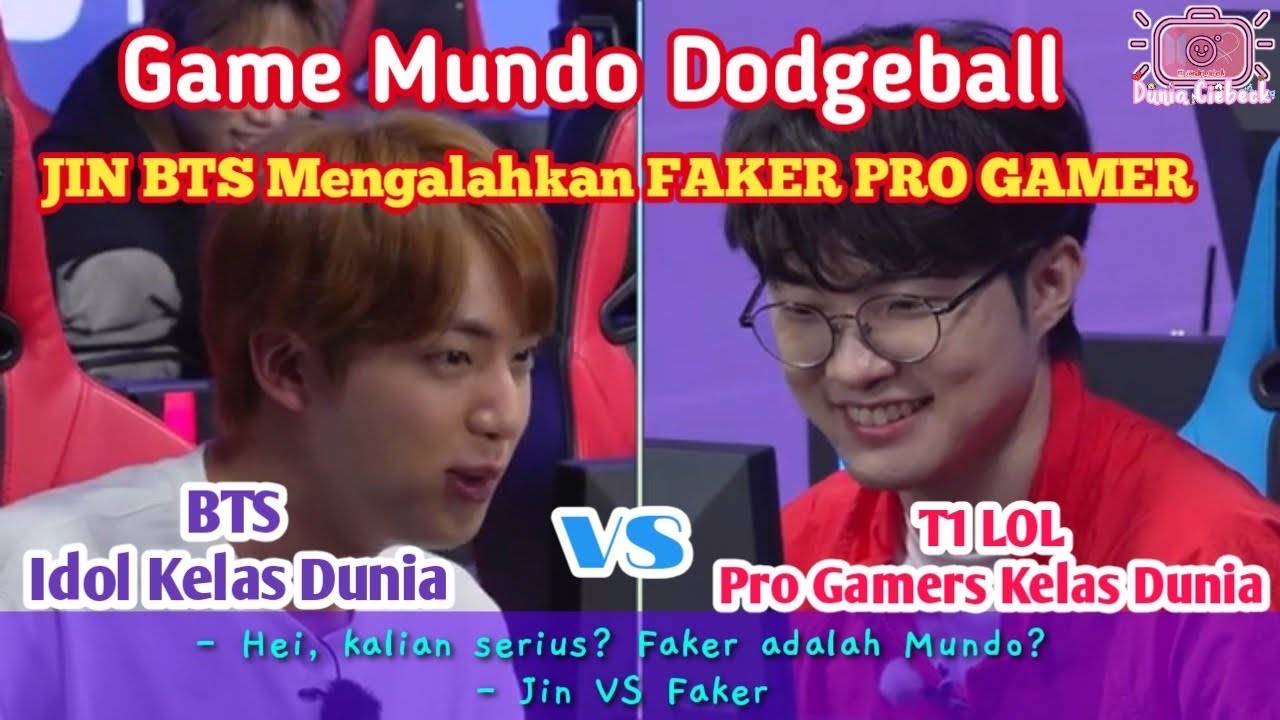 [Indo Sub] Game Mundo Dodgeball - BTS X T1 League Of Legends (BTS Run ...