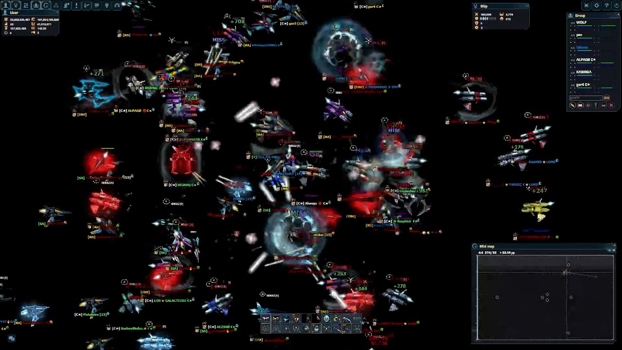 Darkorbit Best Private Server - PinkGalaxy Clan War +80SHIPS! - YouTube