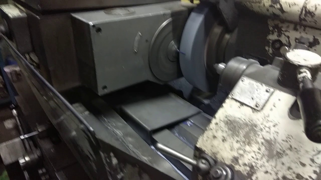 Cylindrical grinding pin grinding - YouTube