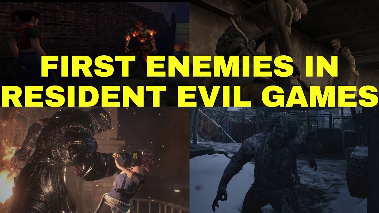 Evolution of First Zombie Encounters in Resident Evil Games HD Gameplay ...