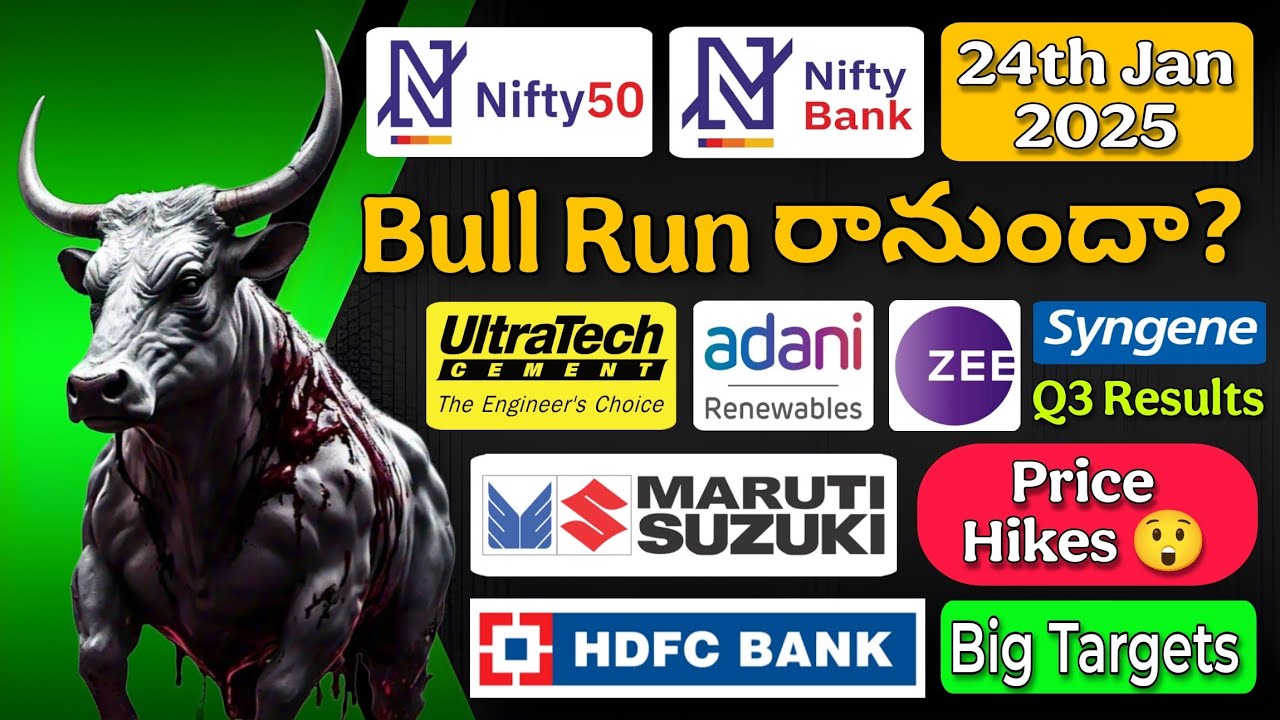 Nifty & Bank Nifty Bull Rull Started | #ultratechcement #hdfcbank # ...