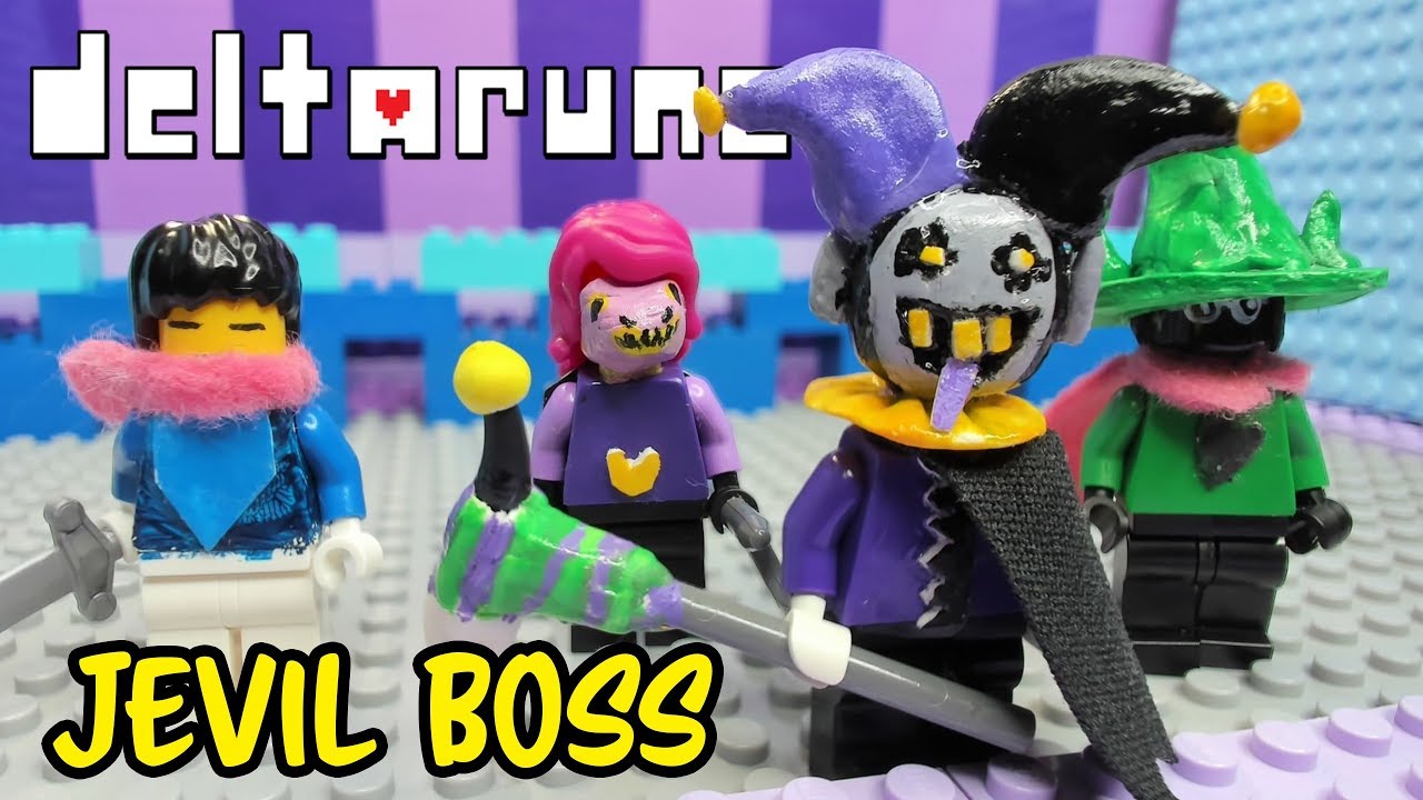 Jevil Boss Fight Lego Deltarune The World Revolving Theme - YouTube