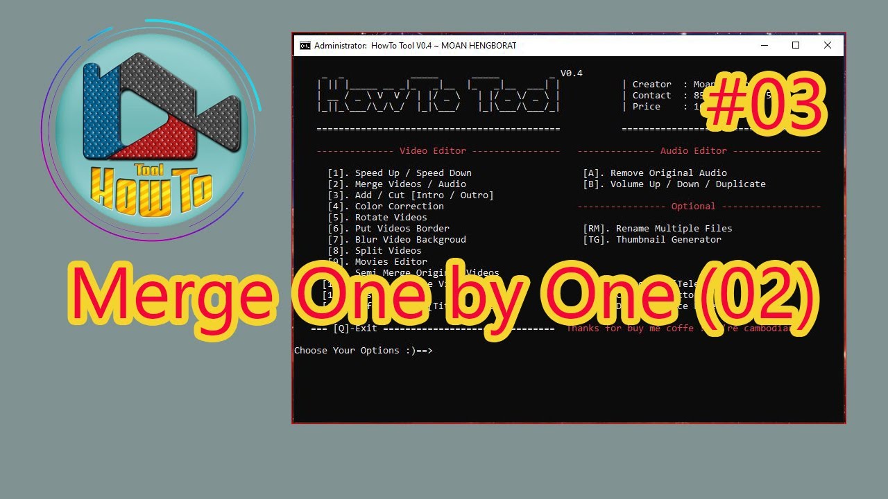 #03 - Merge One by One [Part:02] - YouTube