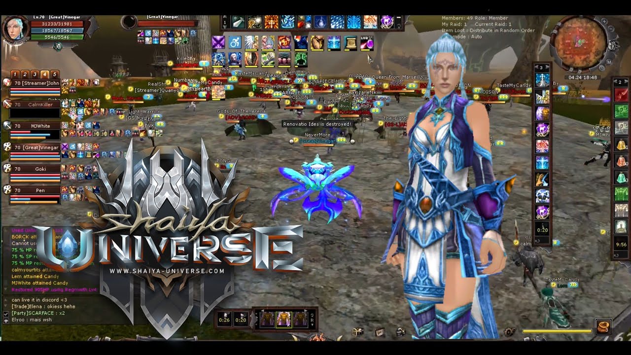 Altar Protection PVP !! Shaiya Universe EoS !! 1hour PVP![ Battle ...