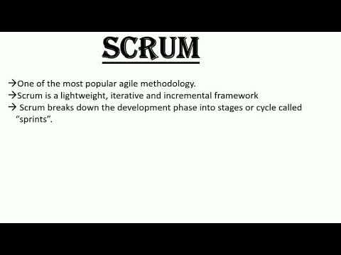 Scrum in software engineering | Explain the term scrum | Software ...