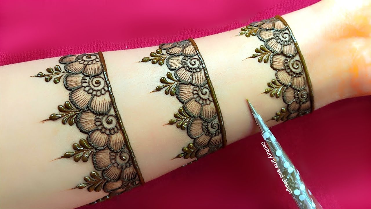 Very beautiful stylish mehndi design | easy mehndi design | mehndi ka ...