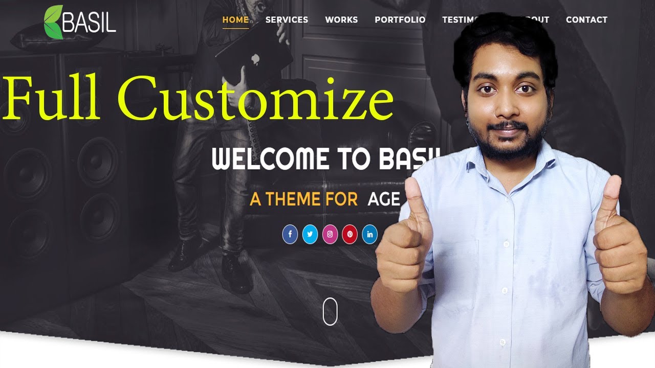 Best Guide Portfolio Blogger Basil theme customize step by step | Basil theme full customization ...