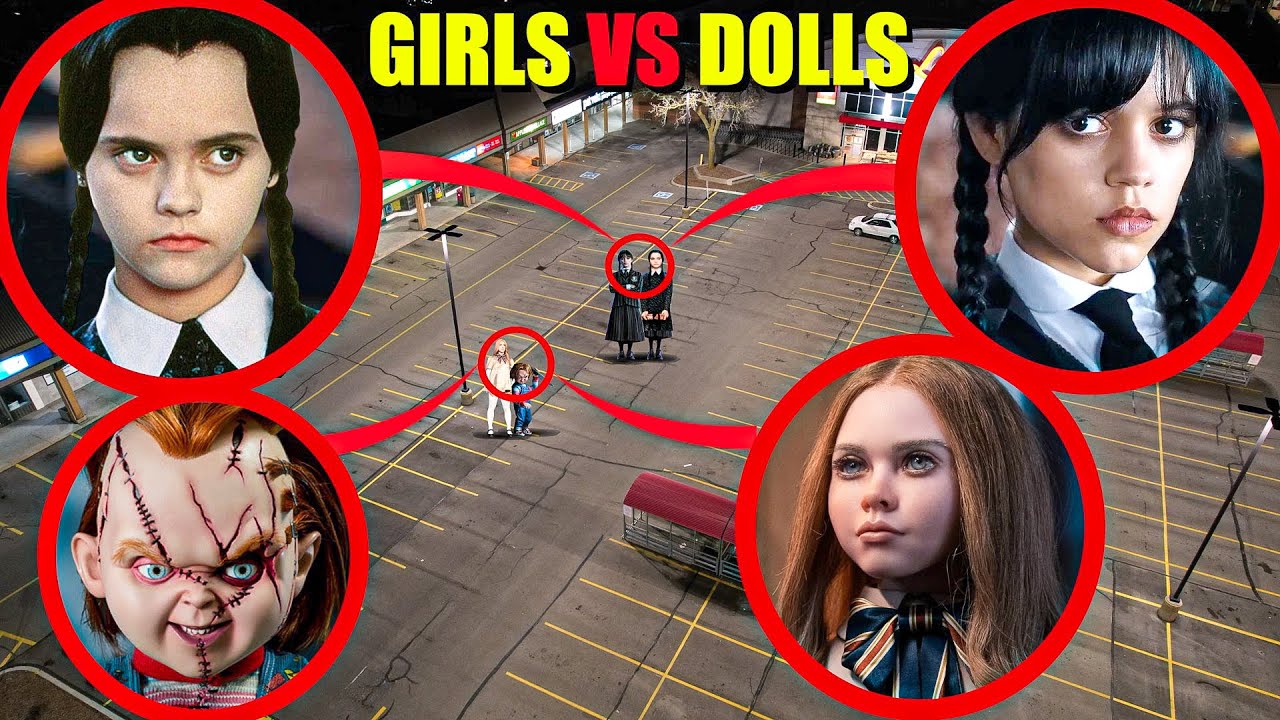 IF YOU EVER SEE WEDNESDAY ADDAMS EVIL TWINS, M3GAN AND CHUCKY IN REAL ...