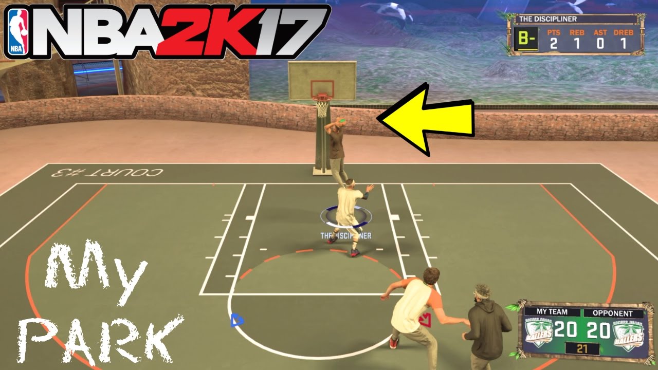 NBA 2K17 My PARK - First time playing PARK | 55 OVERALL!! - YouTube