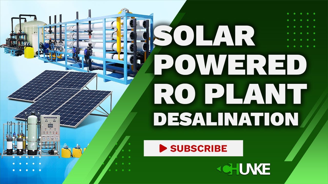 Solar powered RO desalination system for sea water reverse osmosis ...