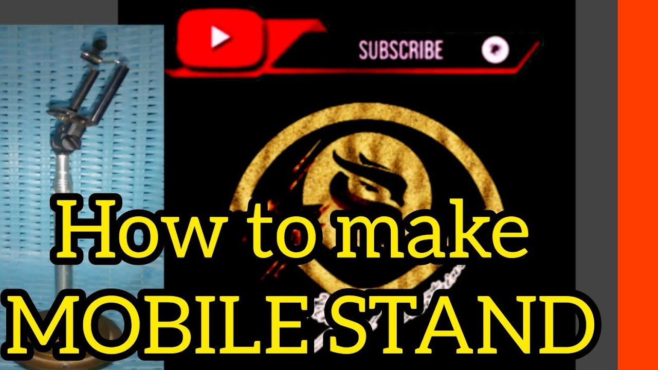 how to make creative EASY MOBILE STAND with old MOBILE STAND creative ...