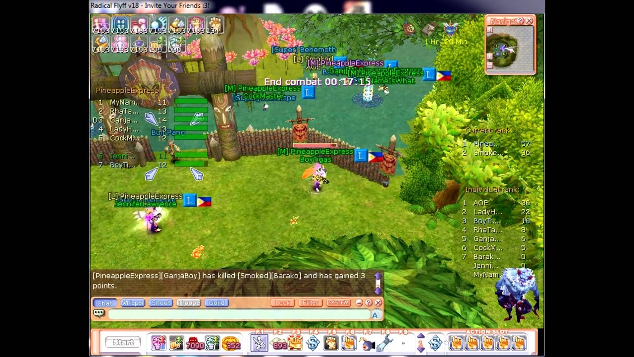 Radical Flyff - Guild War 12/17/2014 11:00am - YouTube