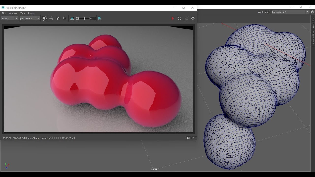 Meta Balls Expression Editor Wrap Motion Path - Autodesk Maya - YouTube