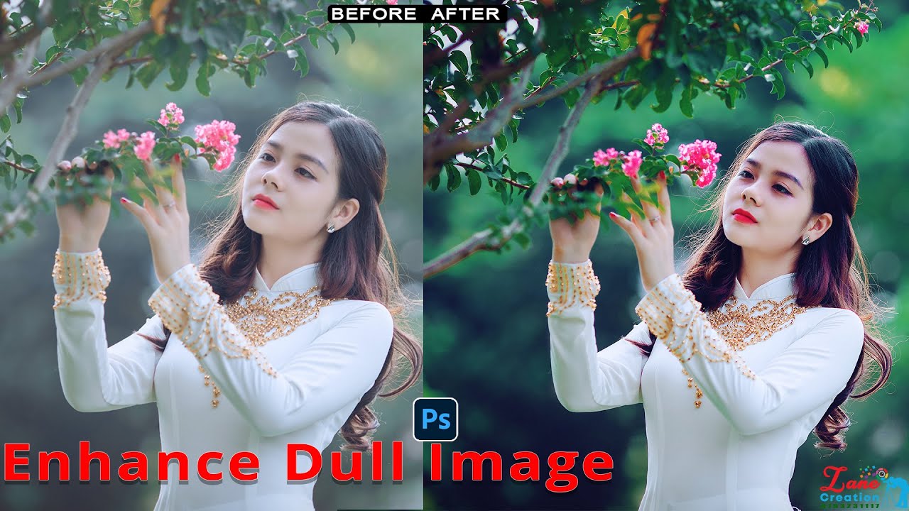 Easy Way to Enhance A Dull Image in Photoshop - YouTube