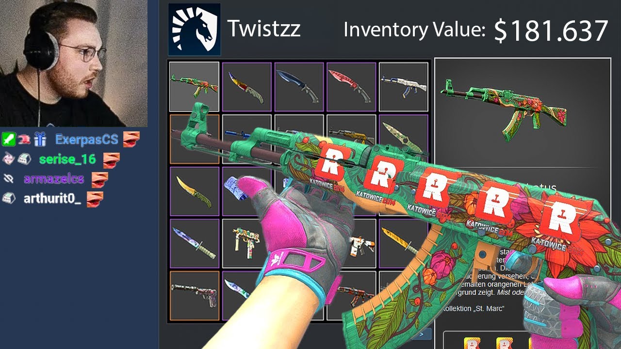 ohnepixel reviews CS2 pro inventories (shanghai major) - YouTube