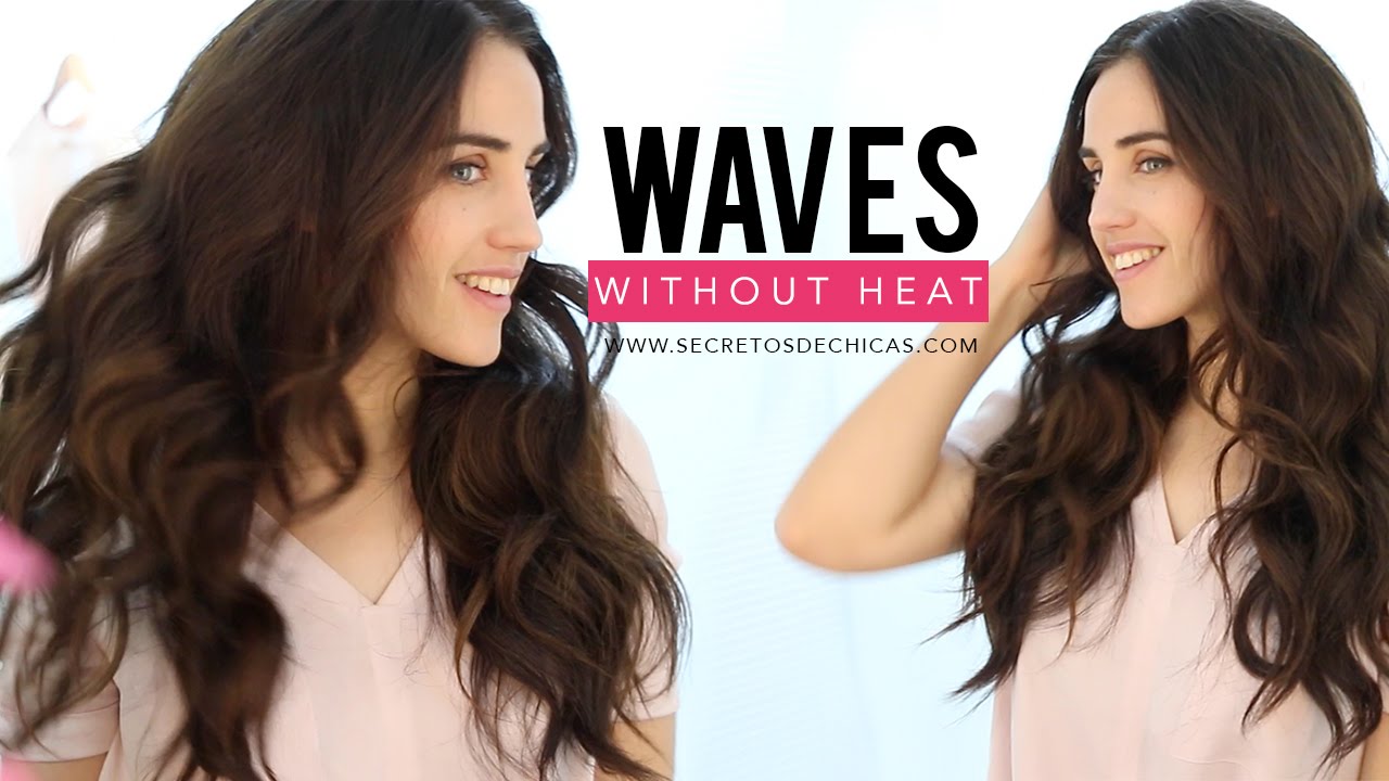 Heatless Waves Hairstyle Youtube