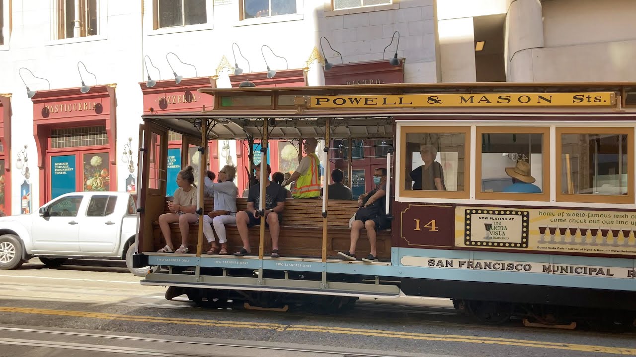 Powell-Mason Cable Car 14 @ Powell St & Post St San Francisco ...