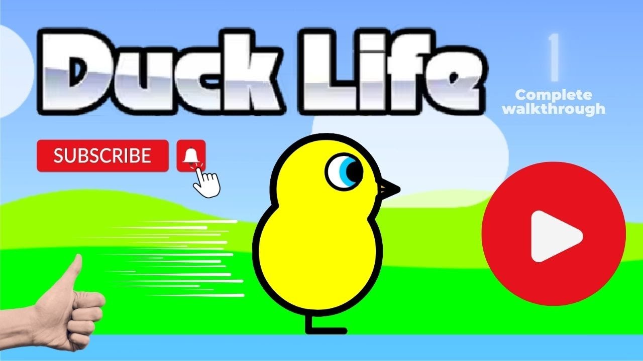 01 Duck Life 1 - Full game walkthrough!! - YouTube