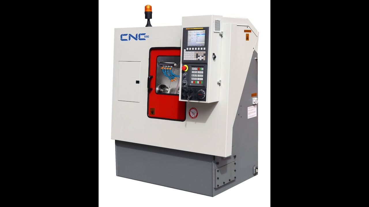 CNC ring jewelry lathe - YouTube