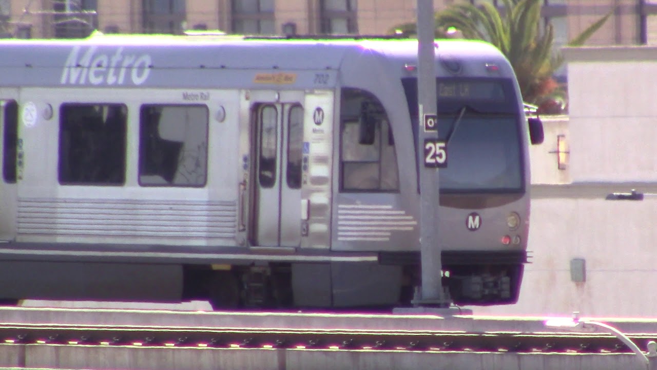 LACMTA - AnsaldoBreda P2550 Gold Line #708 Departing Chinatown - YouTube