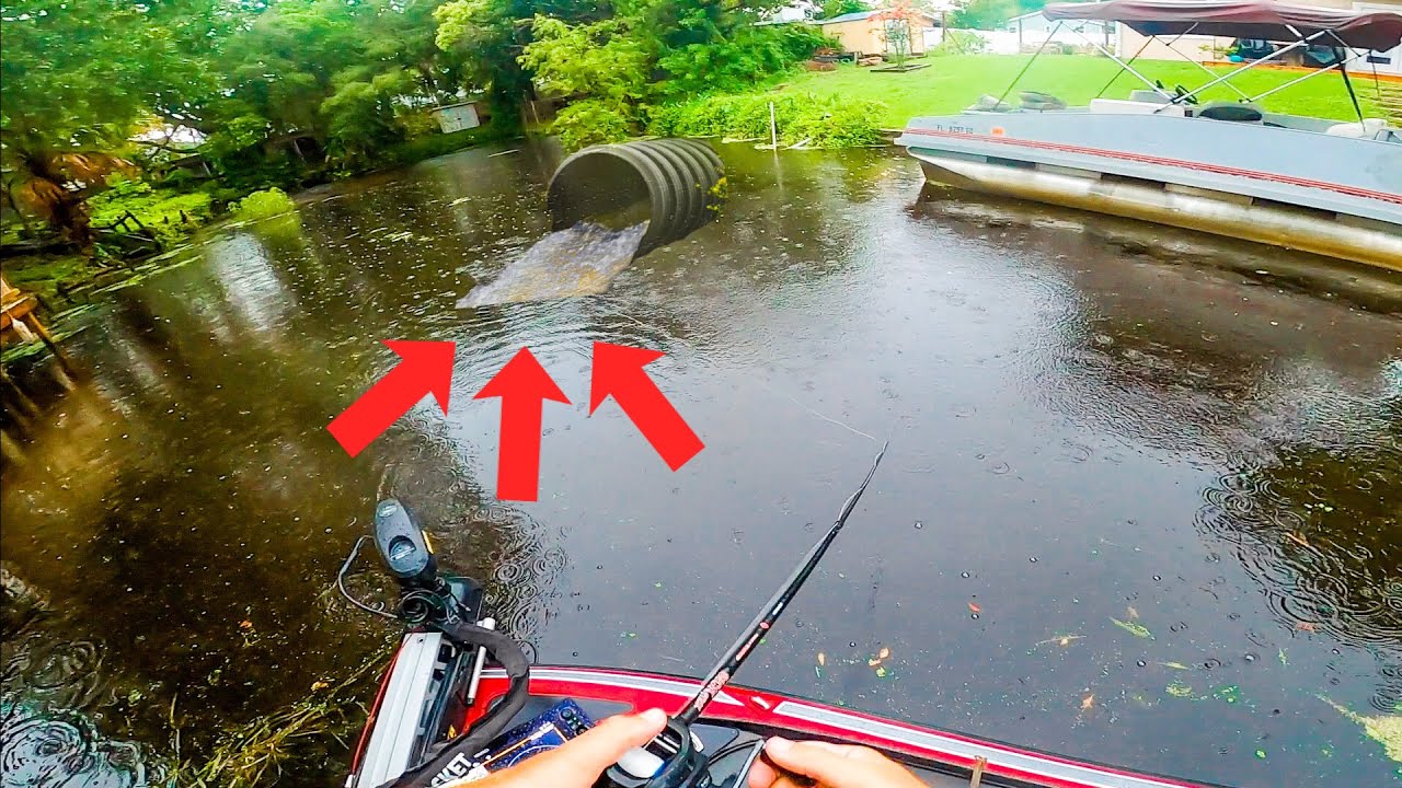 Fishing Run Off DRAINS During a STORM!! [The Nighter Ep. 8] - YouTube