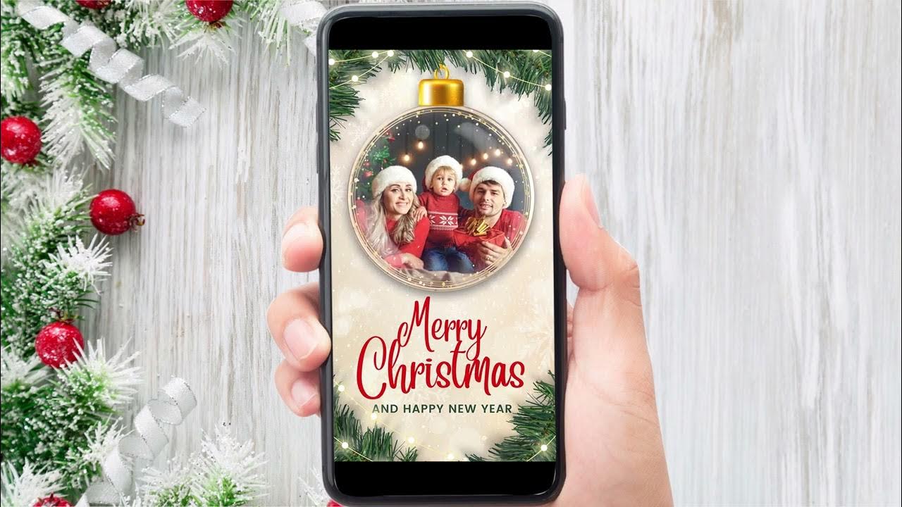 Personalised Video Photo Greeting Card, Animated Holiday Card Custom Digital Card for Mobile ...