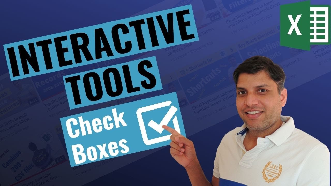 Interactive Charts using Check Boxes | Dashboard Tools - YouTube