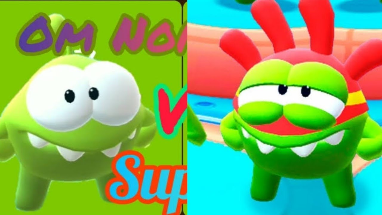 Om Nom Run de jogos do Om Nom. Om Nom Vs Super-Noms! 4 anos de vida ...
