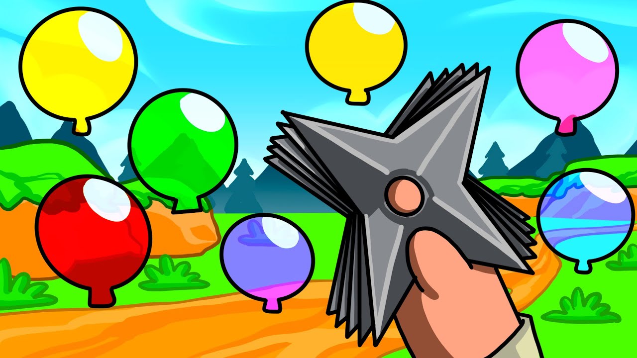 BLOONS, ale z PIERWSZEJ OSOBY w 3D?! Rozbijam MILIONY balonów! | APES ...