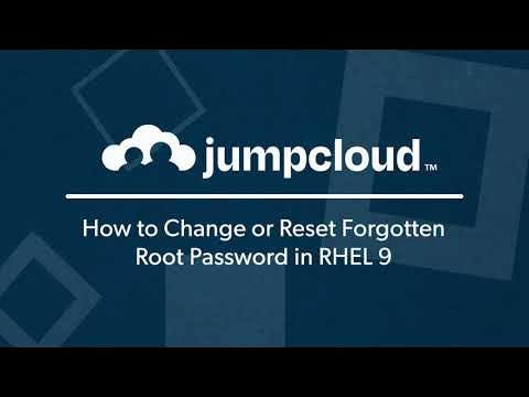 How to Change or Reset Forgotten Root Password in RHEL 9 - YouTube