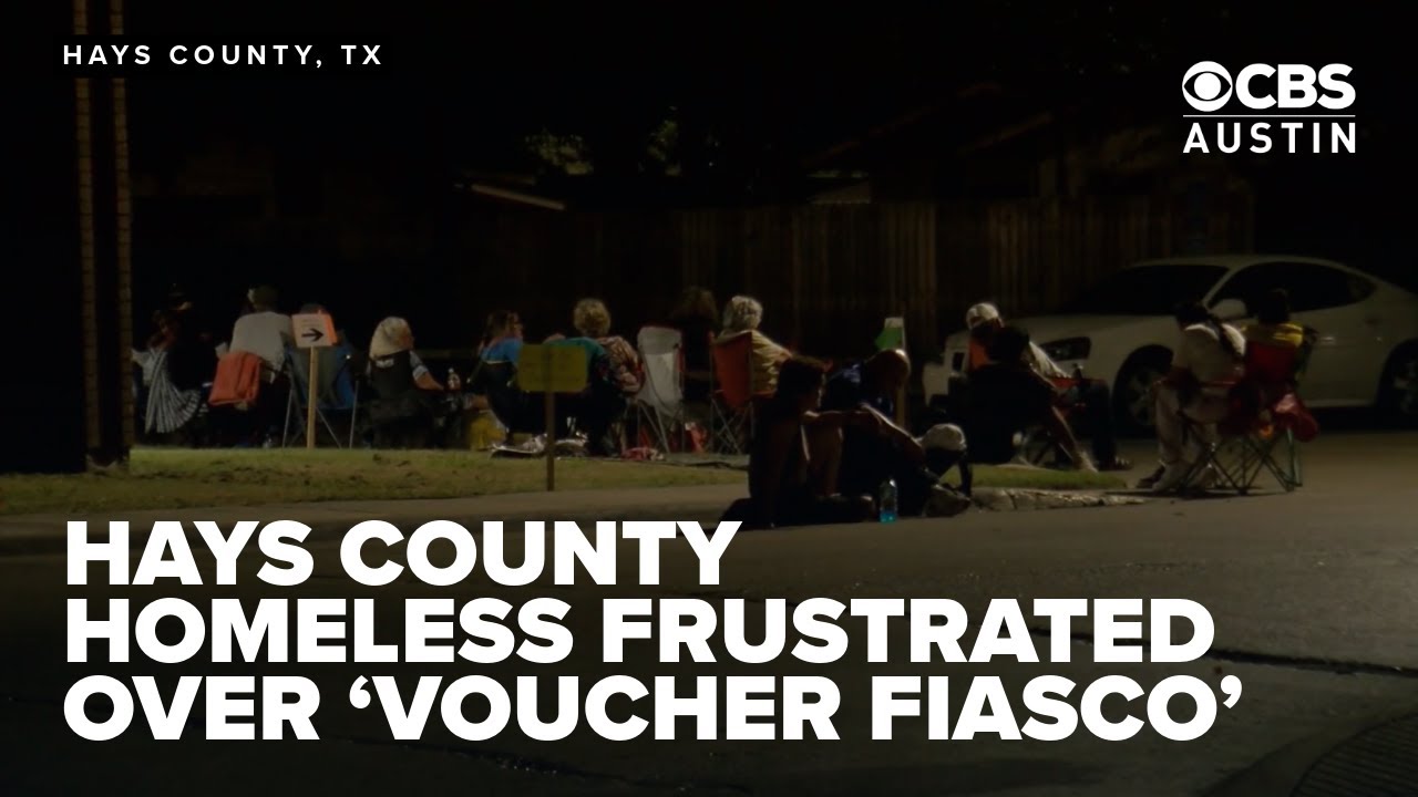 Homeless gather in hopes of getting housing, left disappointed - YouTube