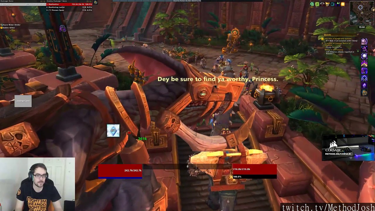 WoW streams highlights [23-04-2019] - feat. MethodJosh, Mizkif, Thdlock ...