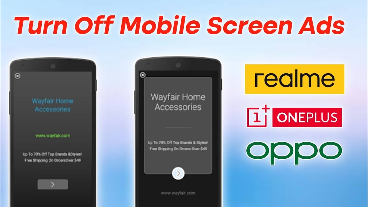 Turn off Mobile Screen Ads On Realme, OnePlus,Oppo Phones | Hindi - YouTube