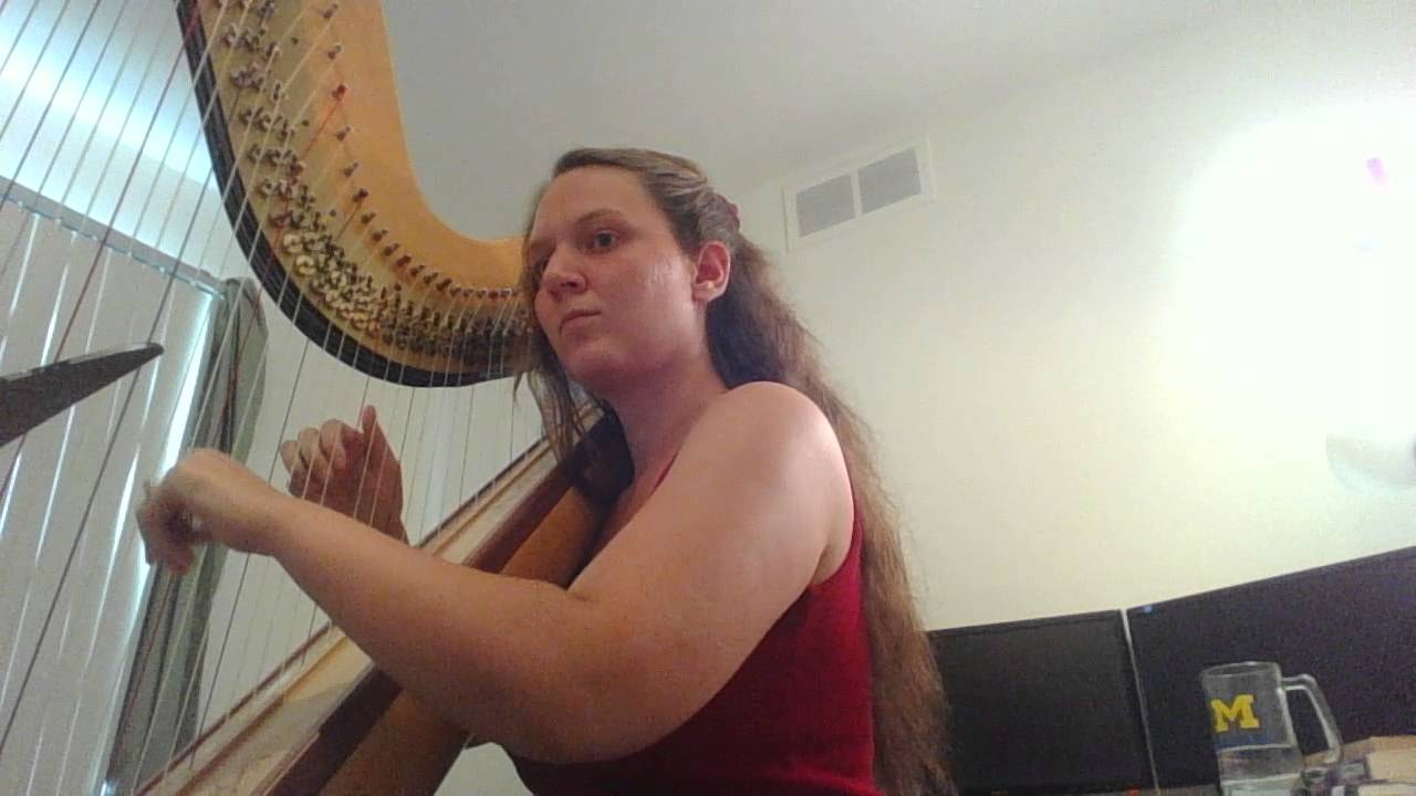 My Heart Will go On from Titanic on Harp - Michigan Harpist Chanah ...