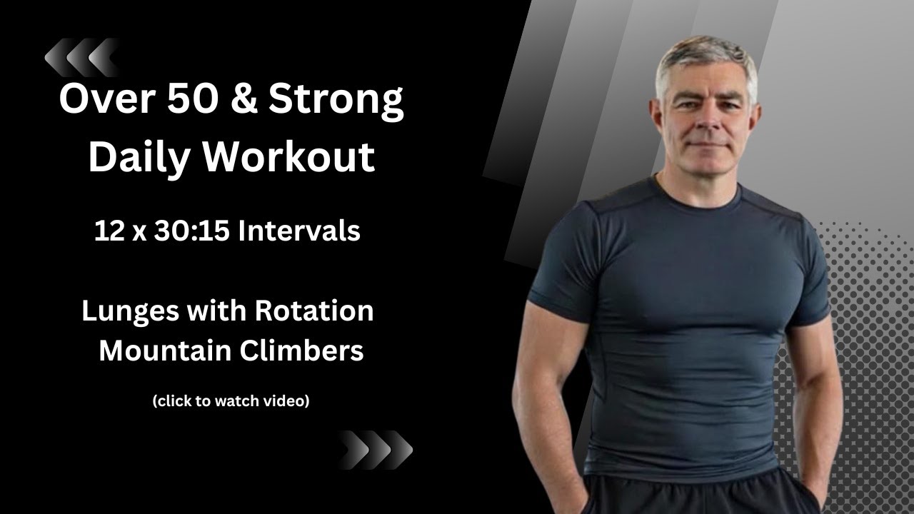 Over 50 & Strong Daily Workout W2D4 - YouTube