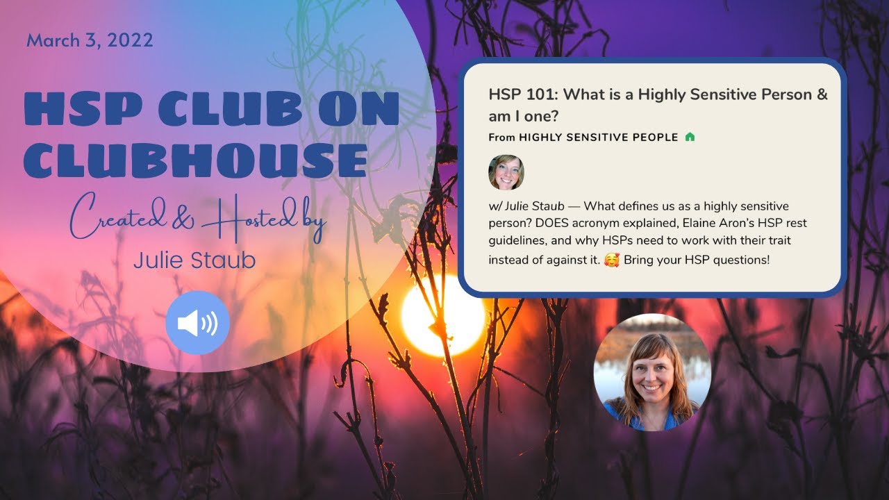 HSP 101: What is a Highly Sensitive Person & am I one? - YouTube