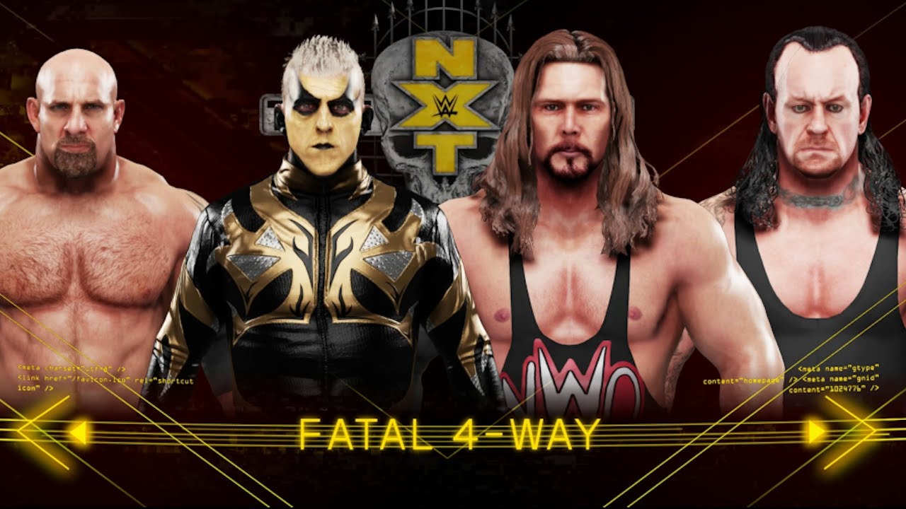 WWE 2K19: Goldberg VS Goldust VS Kevin Nash VS The Undertaker (1440p ...