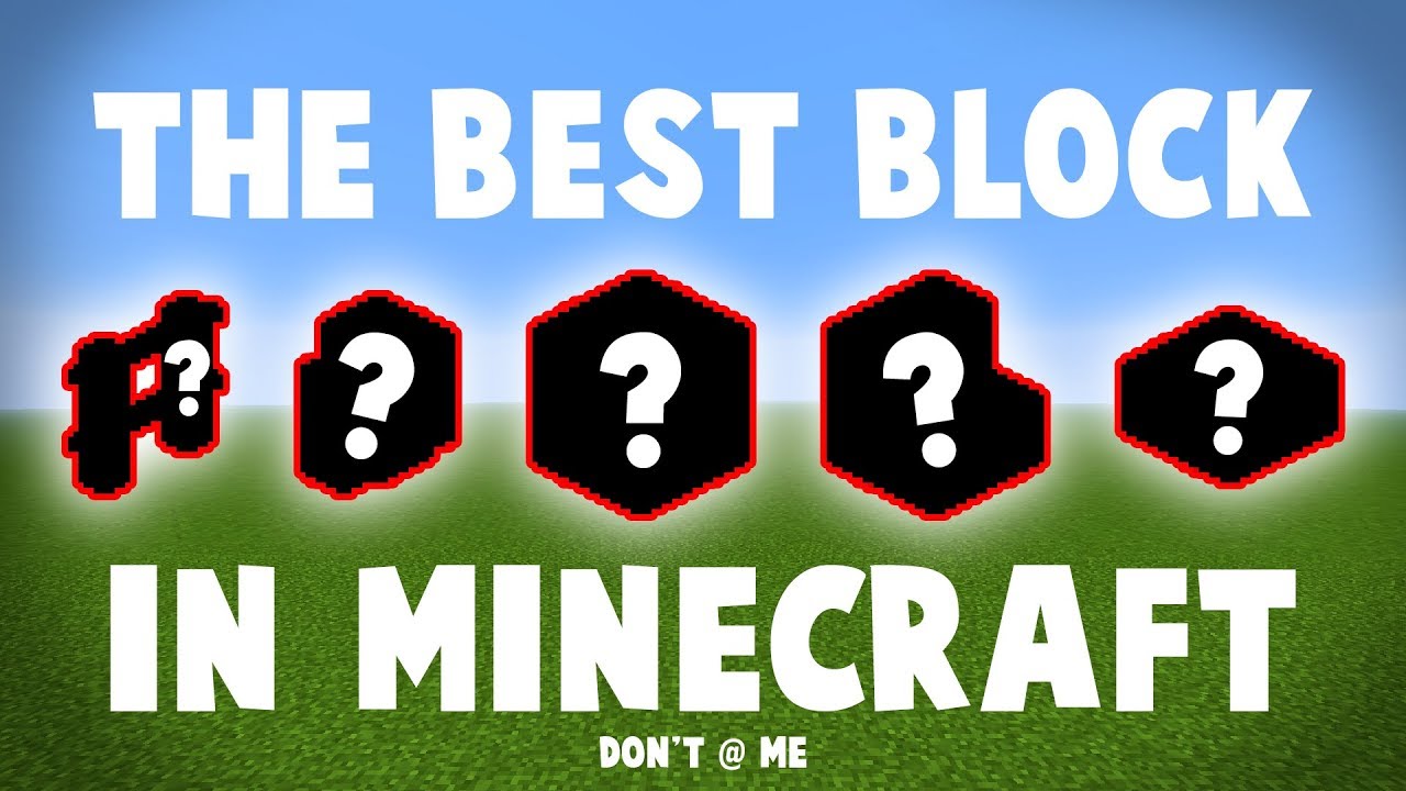 The Best Block in Minecraft 1.14 Building with BdoubleO - YouTube