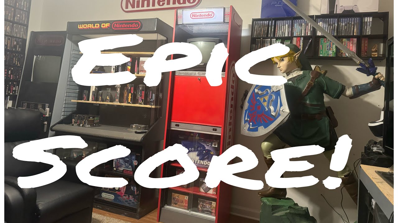 MEGA SCORE!! Ultra Rare Nintendo 64 Kiosk! - YouTube