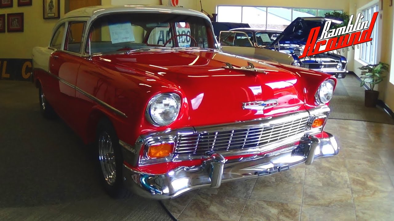 1956 Chevrolet 210 Hot Rod V8 Four-speed at Passing Lane Motors - YouTube