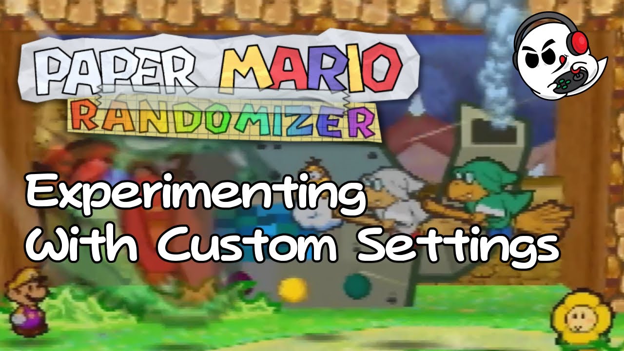 Paper Mario Randomizer: Experimenting With Custom Settings - YouTube