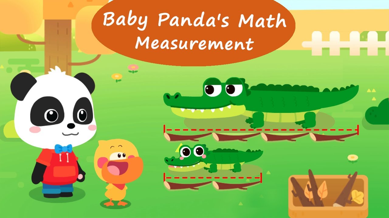 Baby Panda's World Of Math #48 - Learn About Measurement with Kiki and ...
