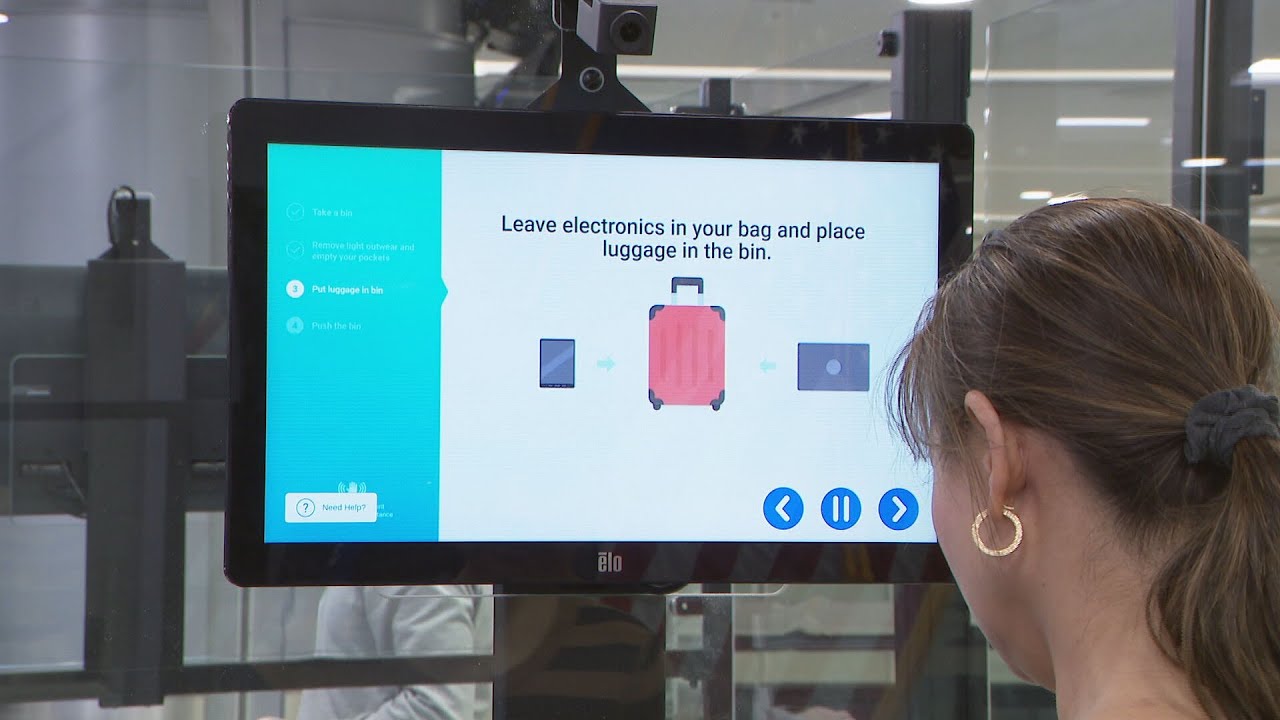 TSA unveils new self service screening system at Harry Reid Airport ...
