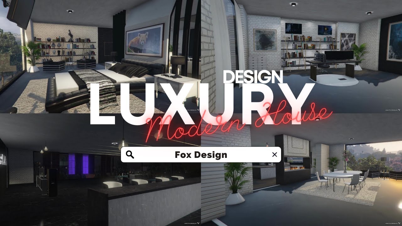 Luxury Modern House V2 Interior Tanıtımı "GTA:V Interior" +-2000 Object ...