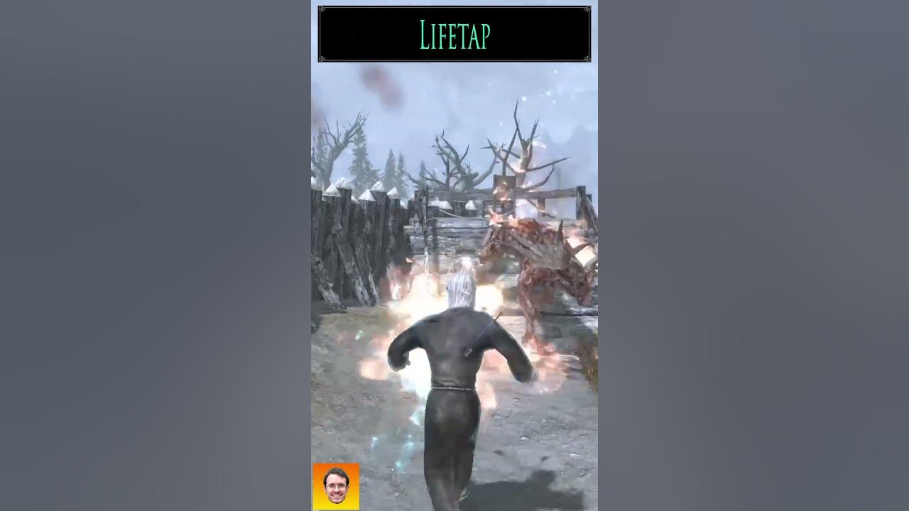 Checkout the spell, LIFETAP, from the Skyrim Spell Mod TRIUMVIRATE! #shorts - YouTube