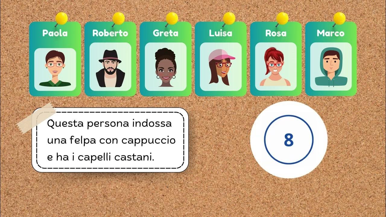 Italian Vocabulary Practice with Fun: Describing People in Italian ...