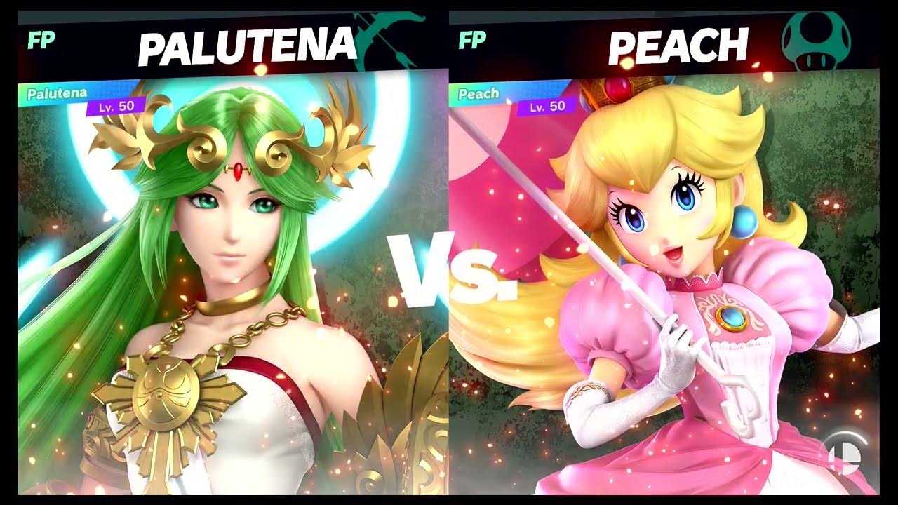 Super Smash Bros Ultimate Amiibo Fights – 3pm Poll Palutena vs Peach - YouTube